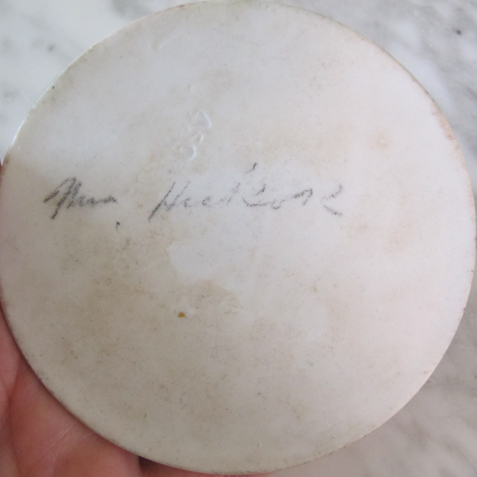 Porcelain Ceramic Painted Portrait Art Plaque Design or Craft | Etsy