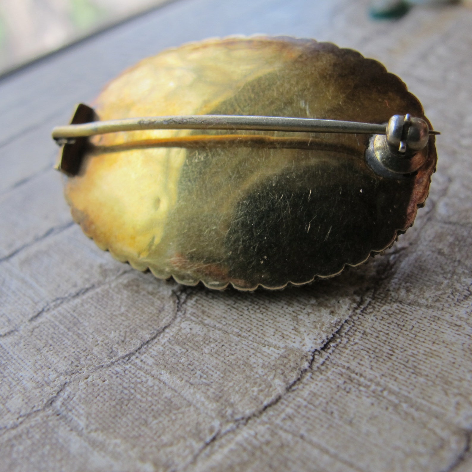 Georgian Victorian Genuine Seed Pearl 5 Tier Pinchbeck Brooch Locket ...