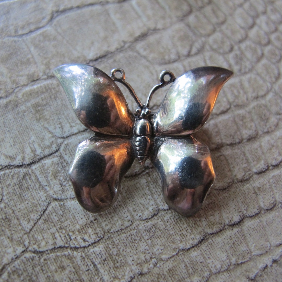 PSCL 925 Sterling Silver Small Butterfly Pin Mini Brooch - Etsy