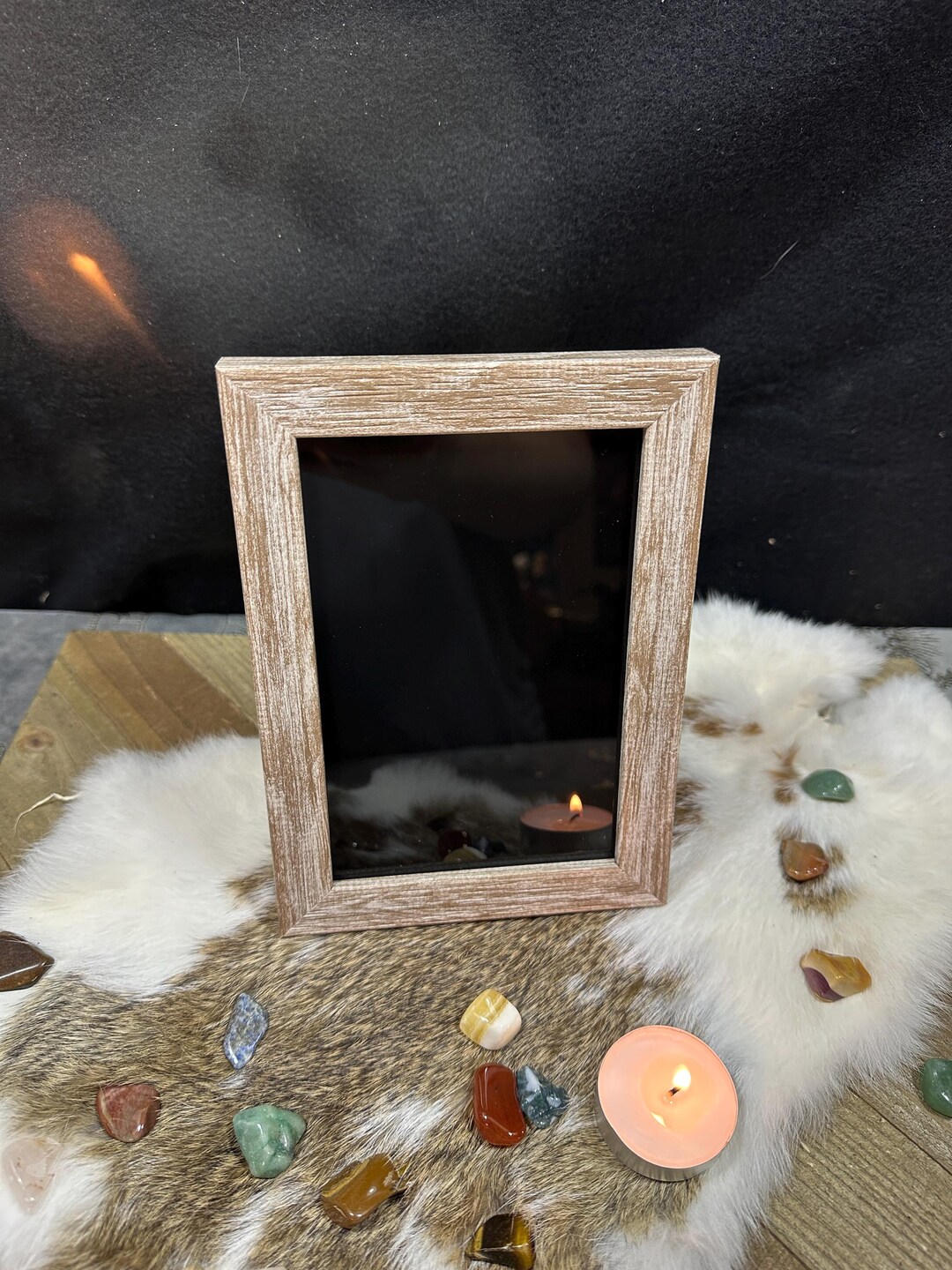 Black Mirror Scrying Board: Divination, Witchcraft, Wicca (7x5 In) - Etsy