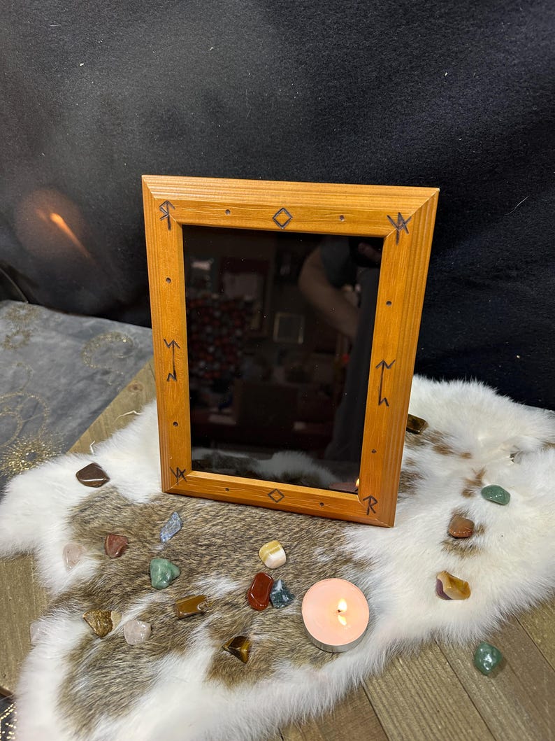 Black Mirror or Scrying Board - for Divination or Spiritual ...