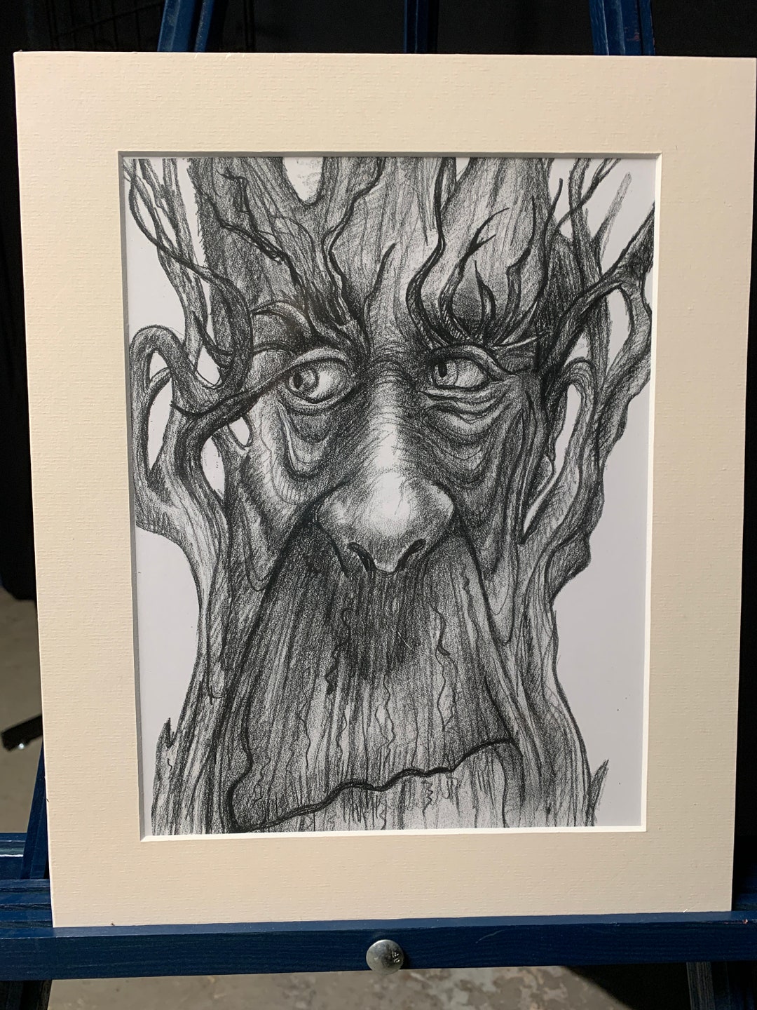 The Old Man in the Tree -- Drawing Print - Etsy