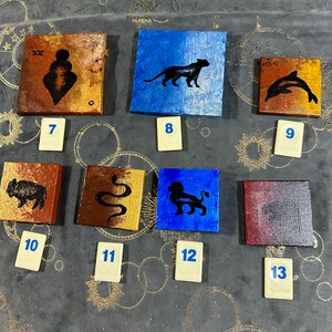 Micro Totem Paintings Original Paintings Pagan Primitive Totem ...