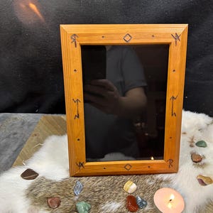 Black Mirror or Scrying Board - for Divination or Spiritual ...