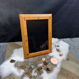 Black Mirror or Scrying Board - for Divination or Spiritual ...