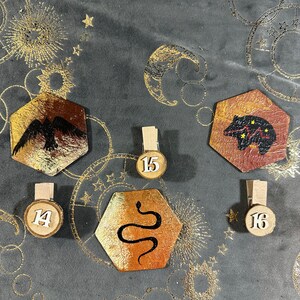 Micro Totem Paintings Original Paintings Pagan Primitive Totem ...