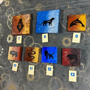Micro Totem Paintings Original Paintings Pagan Primitive Totem ...