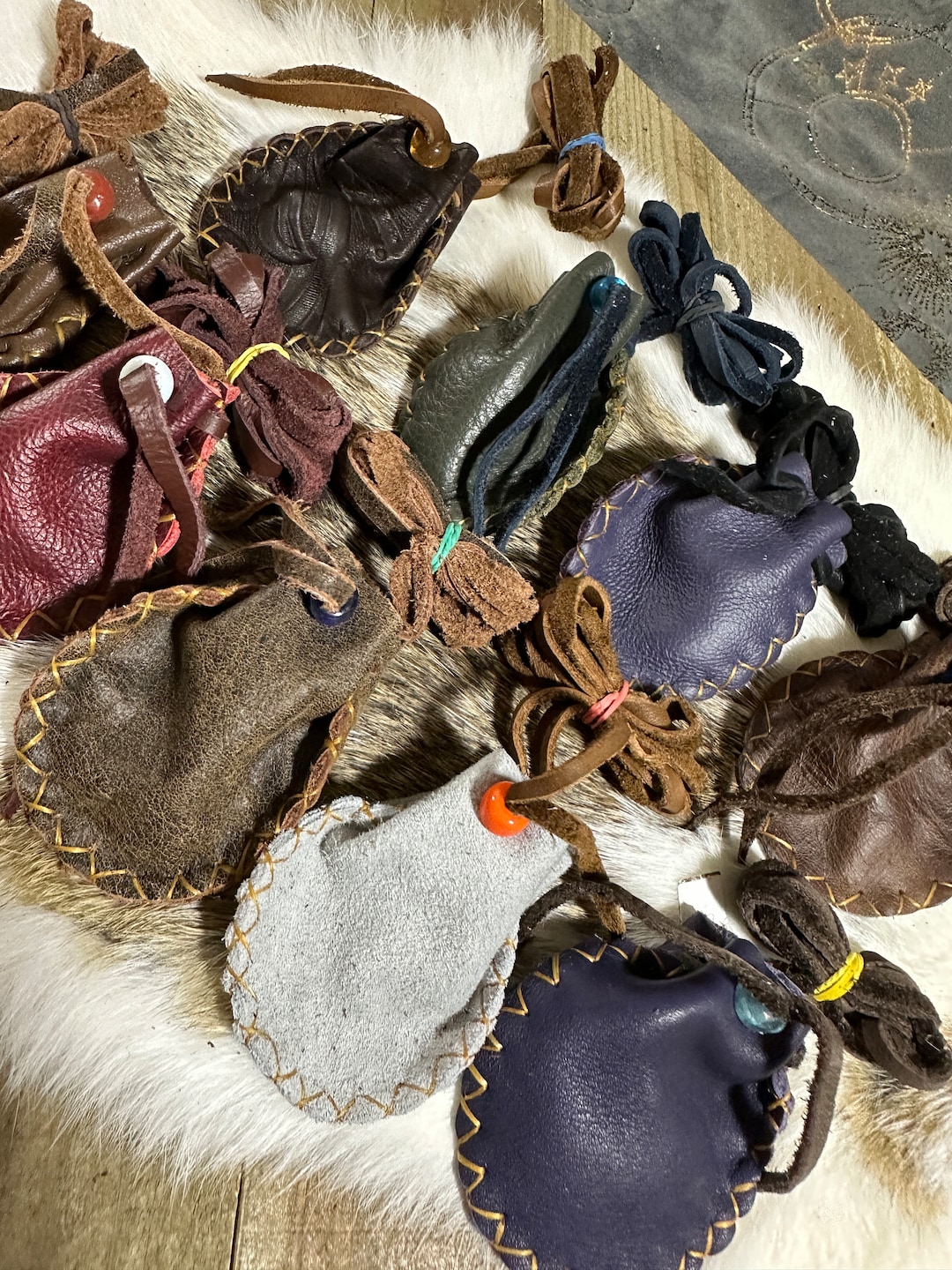 Handmade Leather Spirit Bag: Amulet Medicine Magick Spell Pouch - Etsy