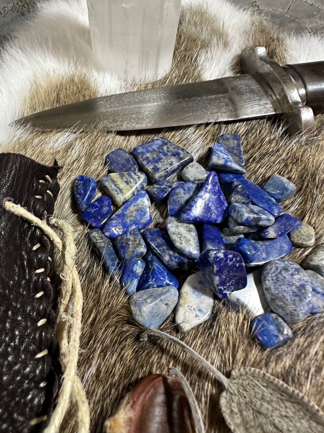 Lapis Lazuli Nobility 30g Grab Bag Healing Crystals and Stones Handmade ...