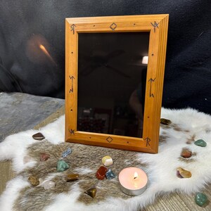 Black Mirror or Scrying Board - for Divination or Spiritual ...