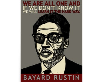 Bayard Rustin Poster - Etsy