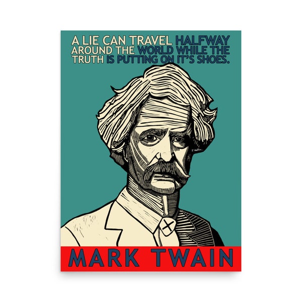 Mark Twain - Etsy