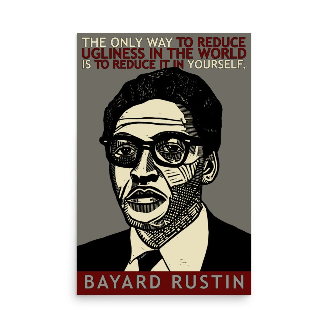 Bayard Rustin 24" X 36" Poster (unframed) - Etsy