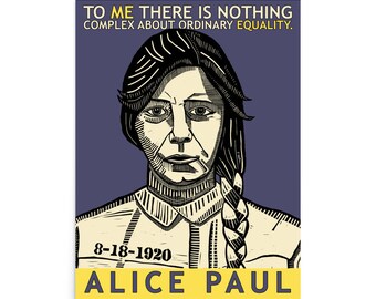 Alice Paul Poster - Etsy