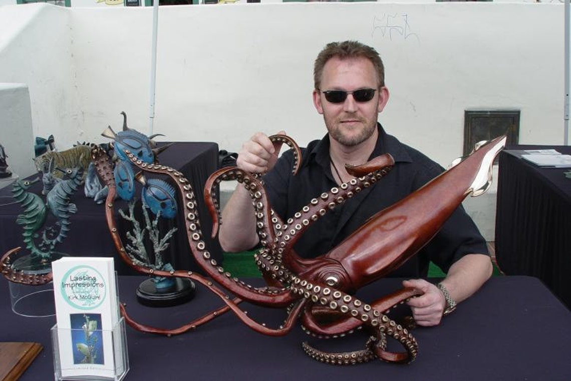 Giant Squid Sculpture BY ORDER! Ships Worldwide! - Etsy