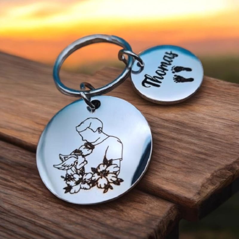 Lasered Keepsake Angel - Etsy UK