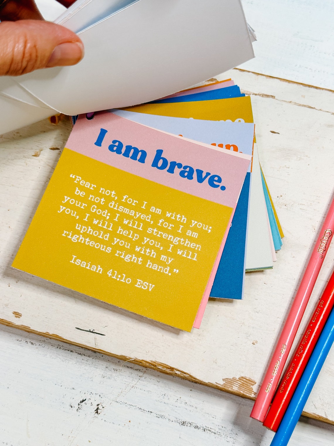 Scripture Affirmations for Kids - Scripture Cards, Encouragement ...