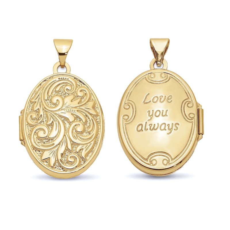 Gold Locket - Etsy