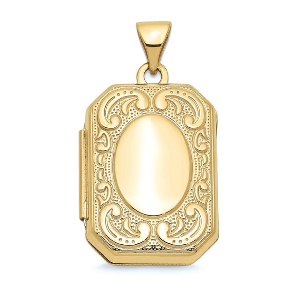 Large Square Locket - Etsy
