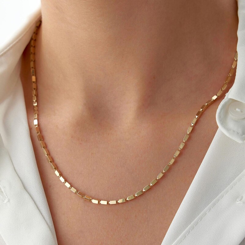 Gold Cube Necklace - Etsy