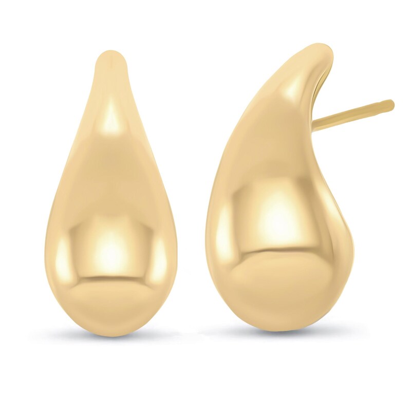 Gold Teardrop - Etsy