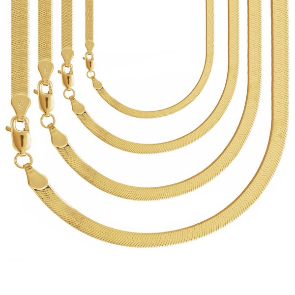 Herringbone Necklace - Etsy