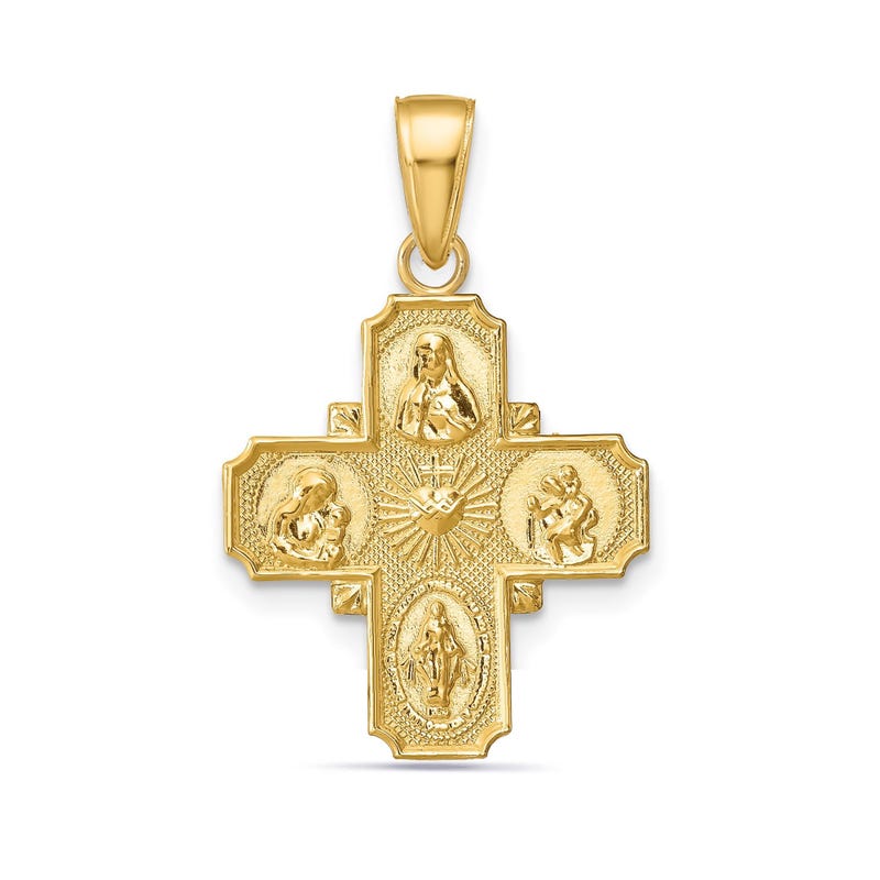 Men 4 Way Gold Cross - Etsy