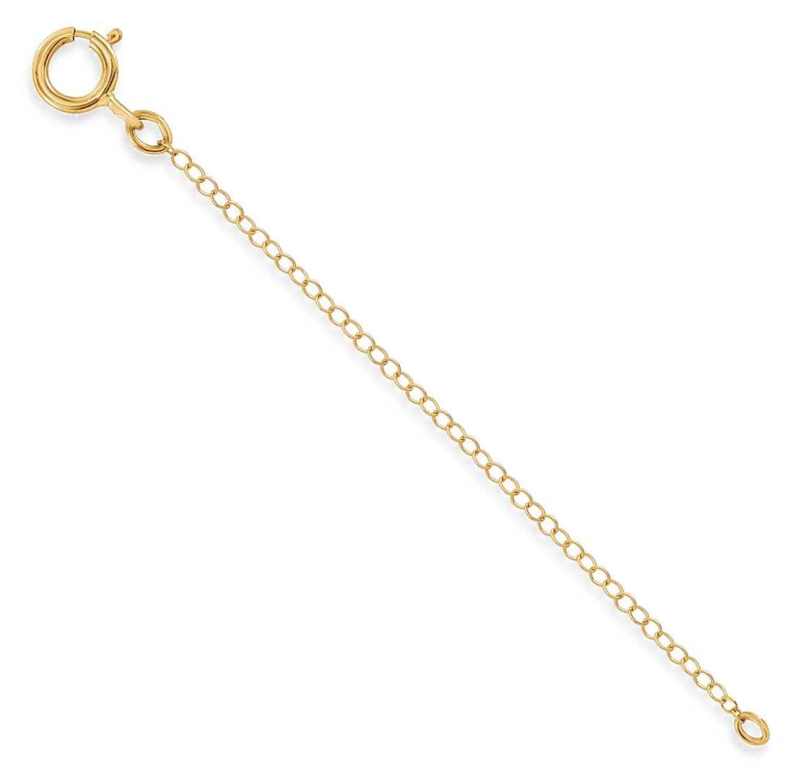 14k Solid Gold Chain Extender Bracelet Extender Necklace | Etsy