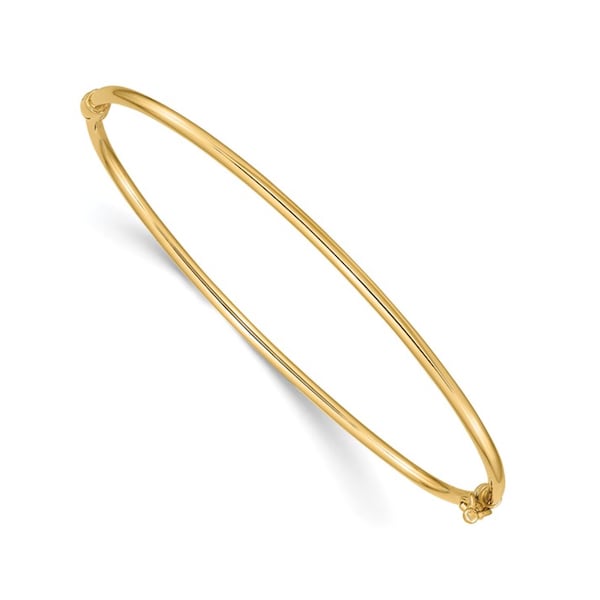 Solid Gold Bangle - Etsy