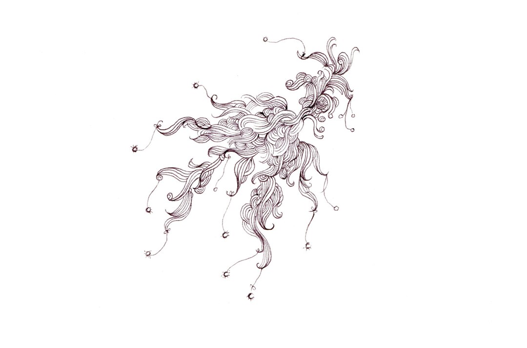 Wisp Print: Digital Print of an Original Drawing Available 5x7" or 8x10 ...