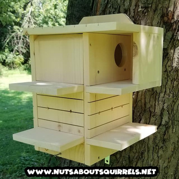 Squirrel House for Winter - Etsy