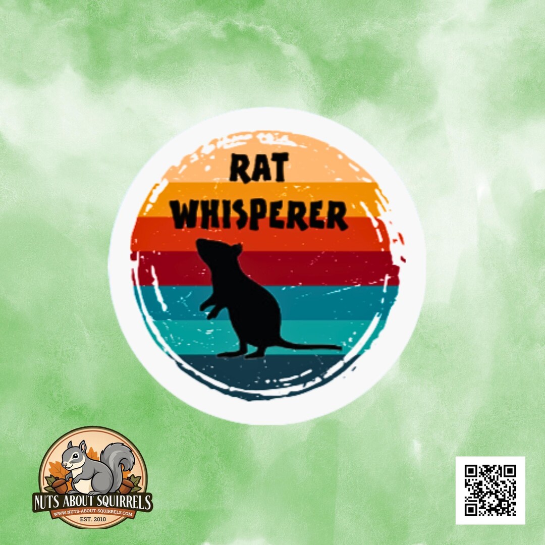 Rat Whisperer Decal for Cars, Rat Decal for Car Window, Rat Decal for ...