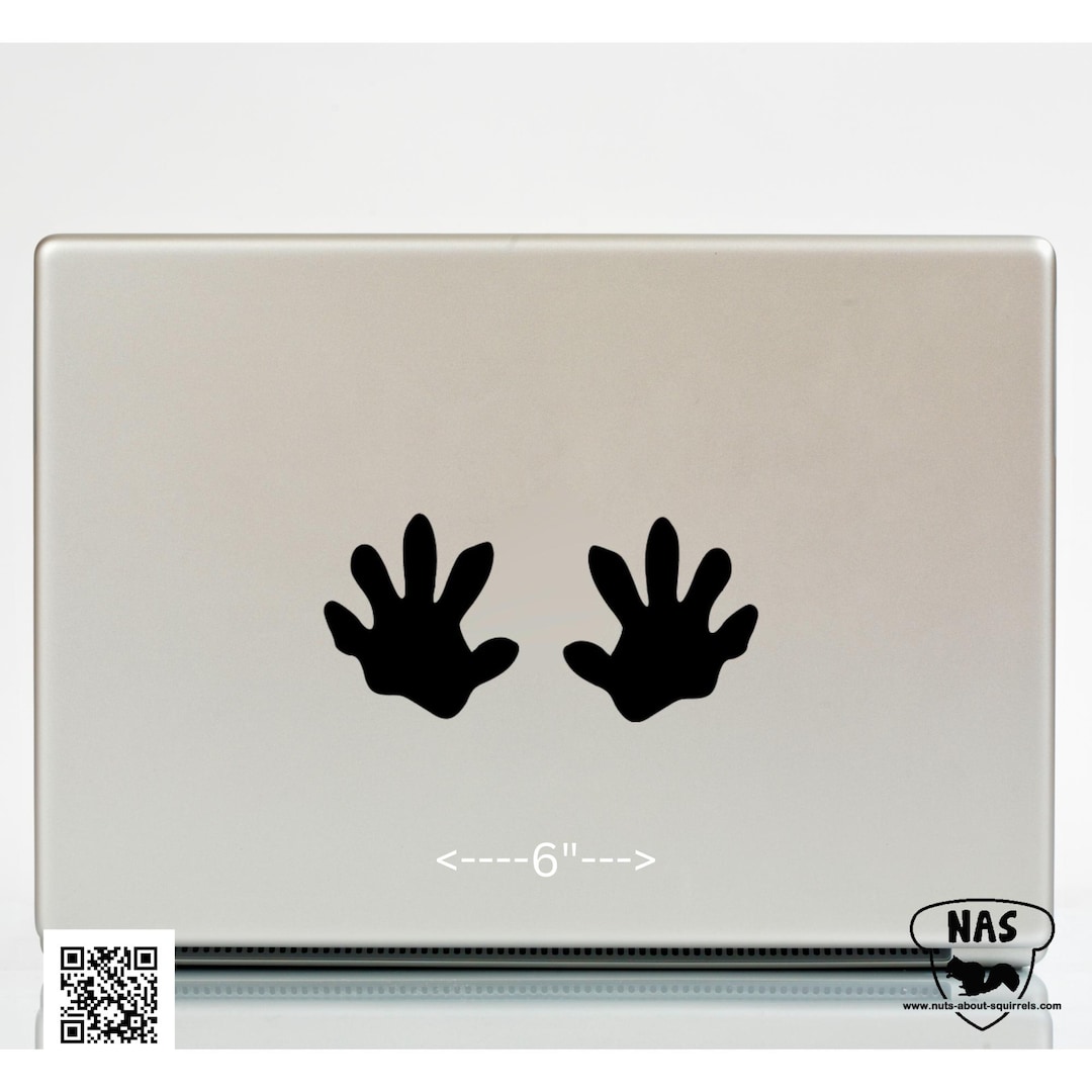 Opossum Paw Print Vinyl Decal – Rescue Rehab Sticker for Car or Laptop ...
