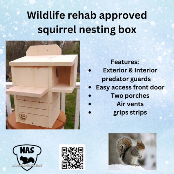 Squirrel House for Winter - Etsy