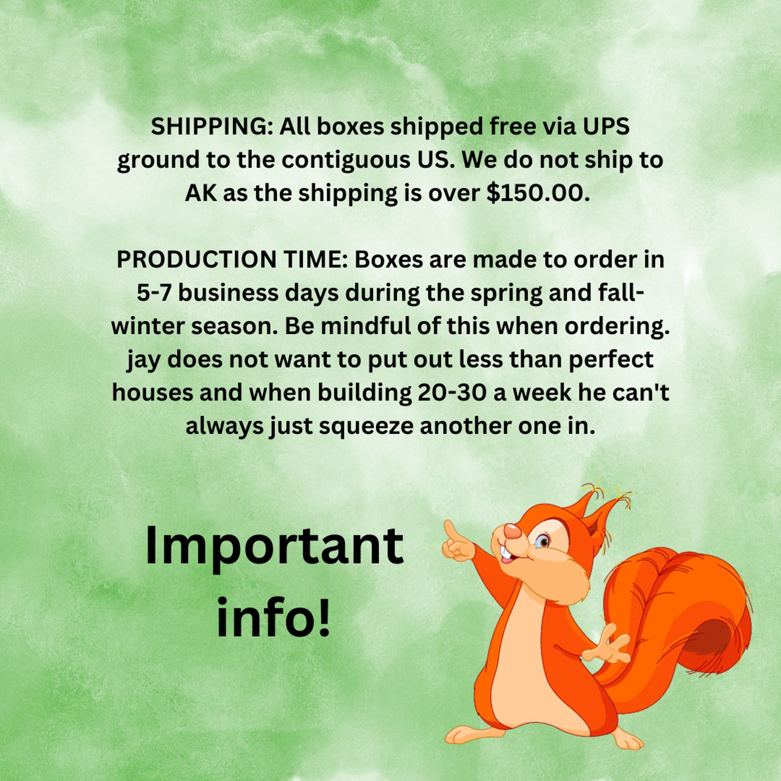 Flying Squirrel House, Northern Flying Squirrel House, Southern Flying ...