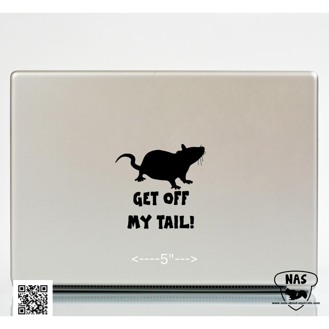 Rat Decal, Get off My Tail Vinyl Rat Decal for Cars - Etsy