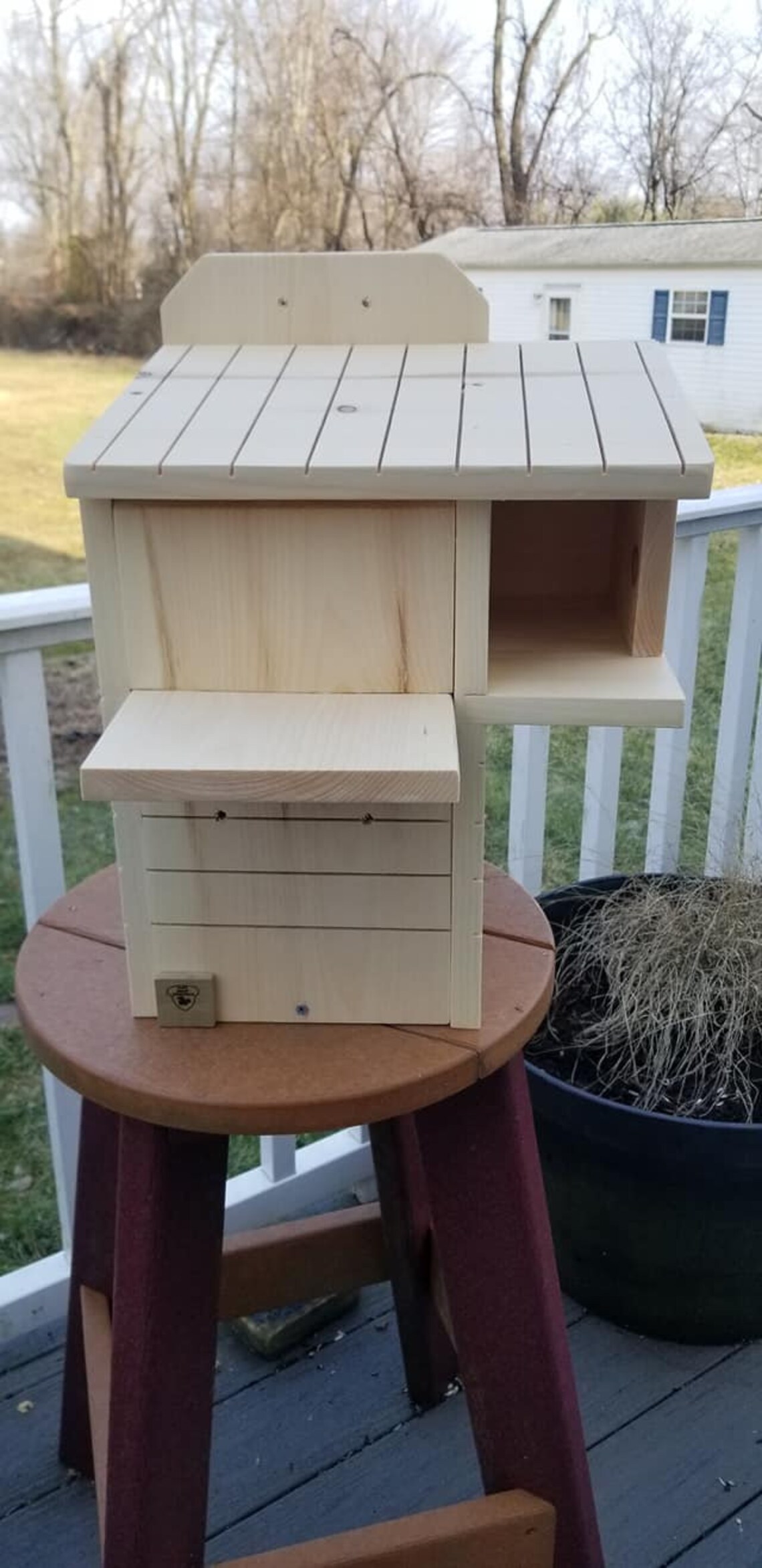 Squirrel Nesting Box Made To Order Etsy