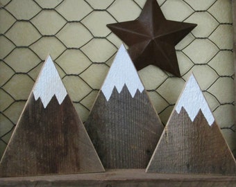 Wood triangles | Etsy