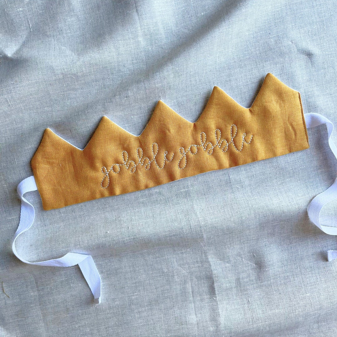 Gobble Gobble Party Hats and Crowns for Kids, Thanksgiving Headband ...