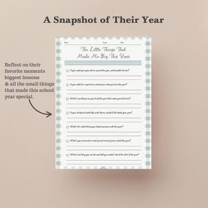School Year in Review, End of School Kids Printables, What I Learned ...