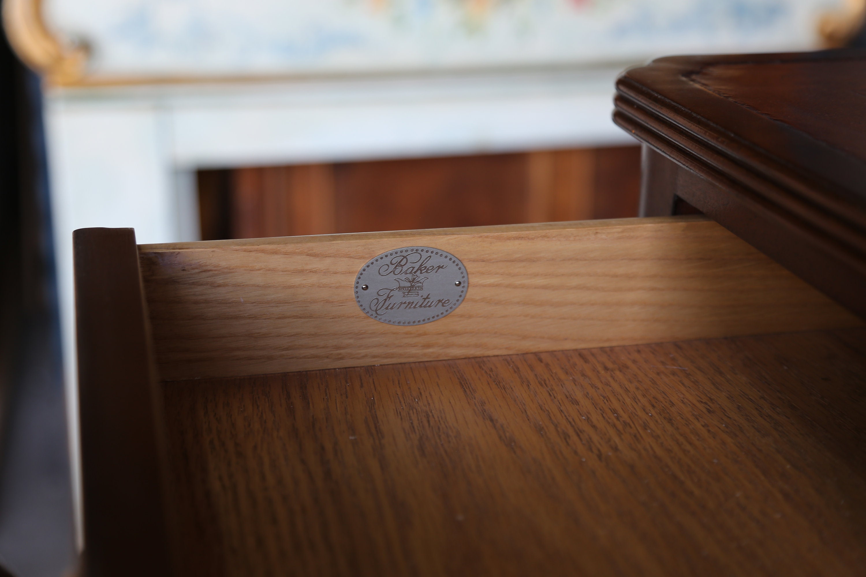 Desk vintage Desk Writing Desk Partner Desk by Baker - Etsy