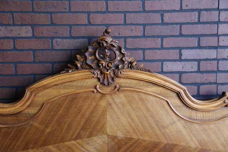 Antique French Rococo Full Bed ~ Double Bed Frame ~ French Bed ~ Louis ...