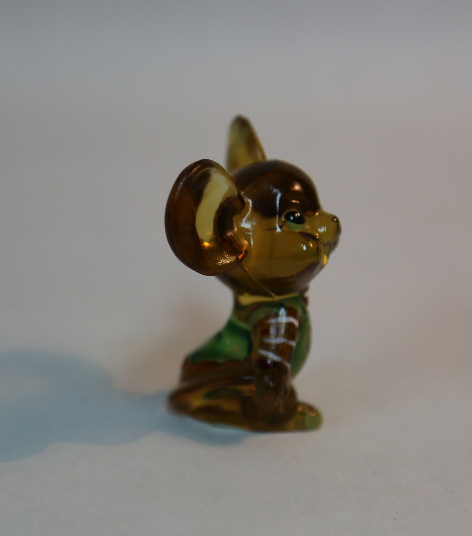 Fenton Art Glass Autumn Gold Glass Mouse Hand Painted Mouse Figurine - Etsy