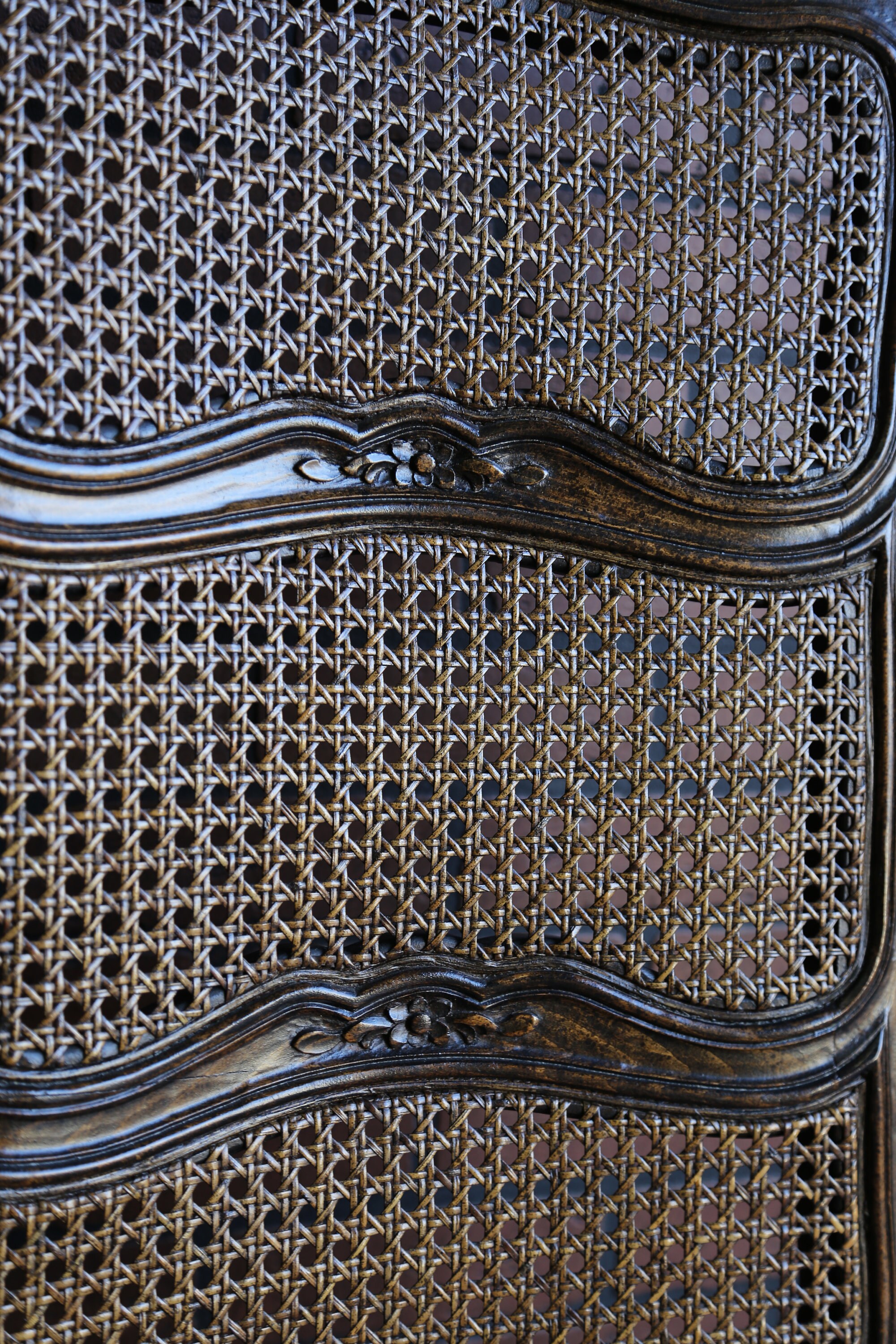 French Provincial Dining Chairs ~ Cane Dining Chairs ~ French Cane ...