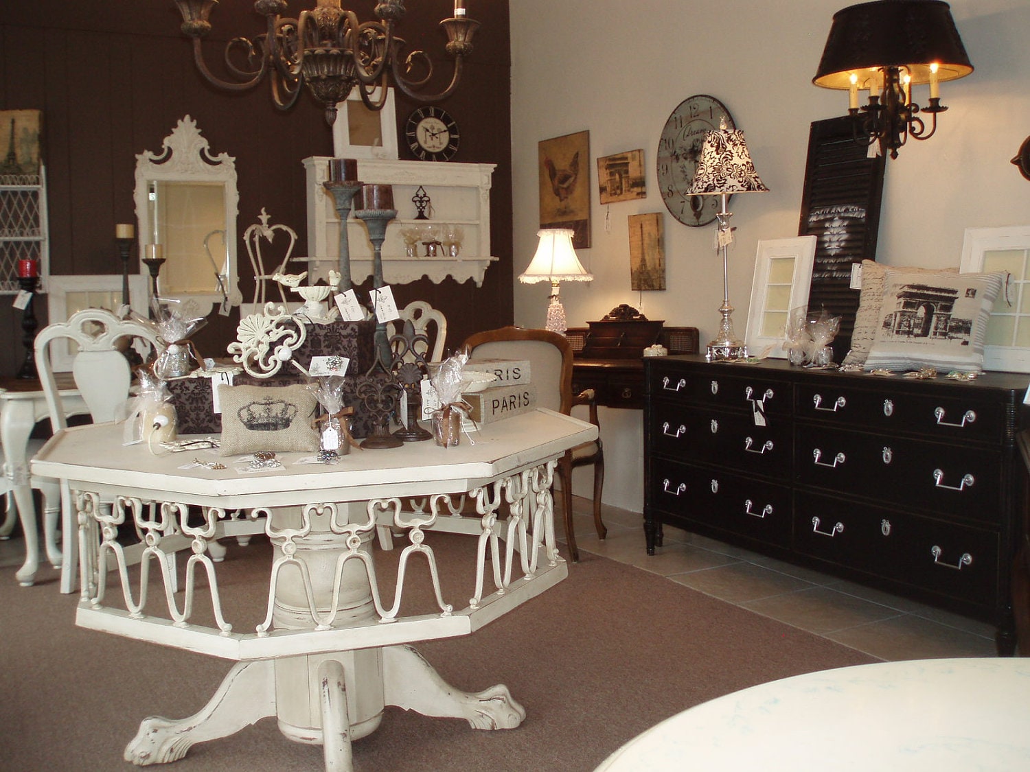 Entry Table Display Table Custom Wood and Iron Table - Etsy