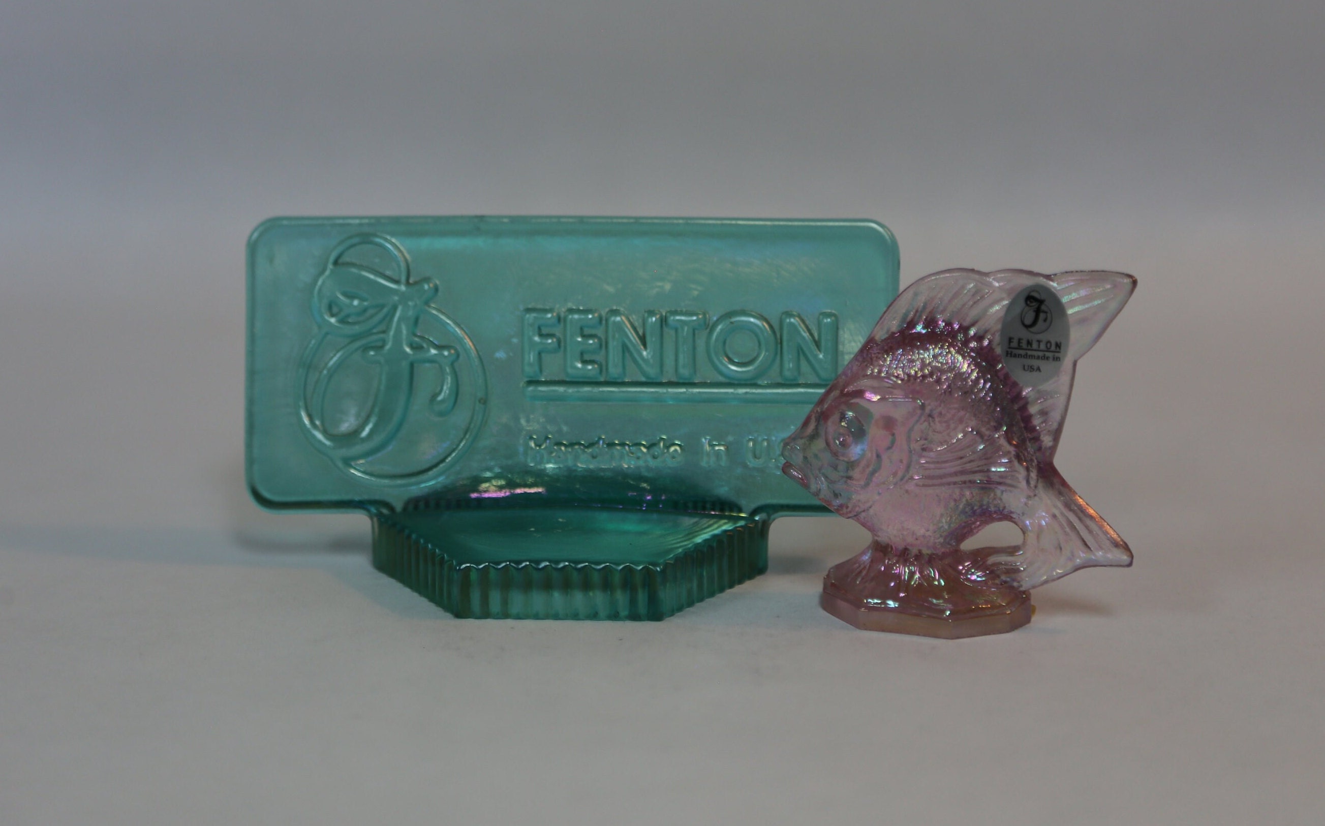 Fenton Art Glass Pink Glass Sunfish Fish Figurine - Etsy