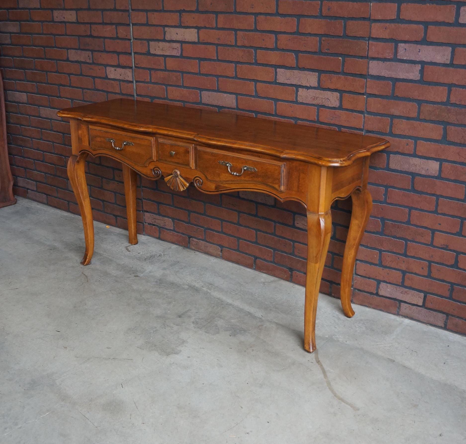 Console ~ Entry Table ~ Hall Table ~ Country French Sofa Table by Ethan ...