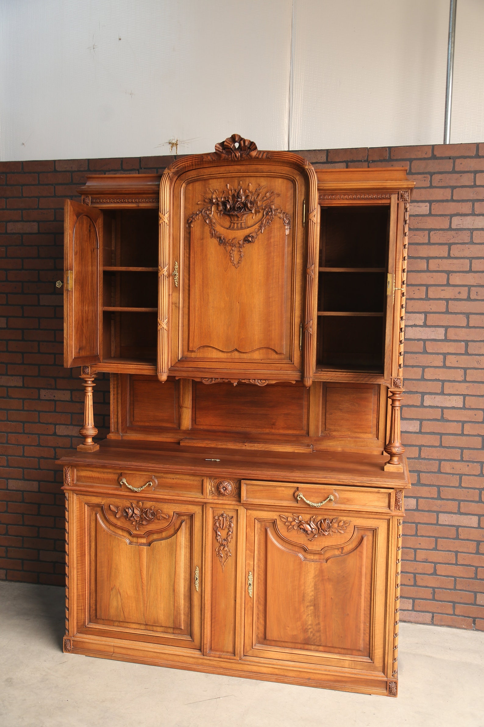 Antique French Hutch ~ French Renaissance Huntboard ~ China Cabinet ...