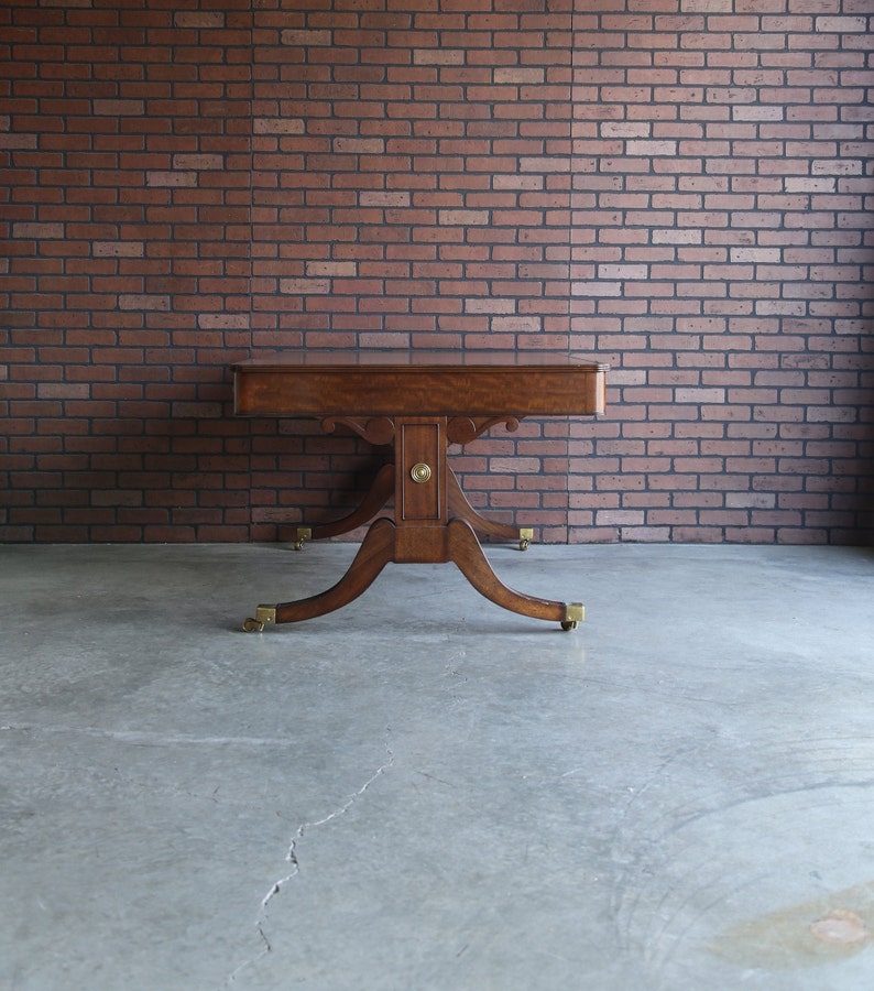 Desk vintage Desk Writing Desk Partner Desk by Baker - Etsy