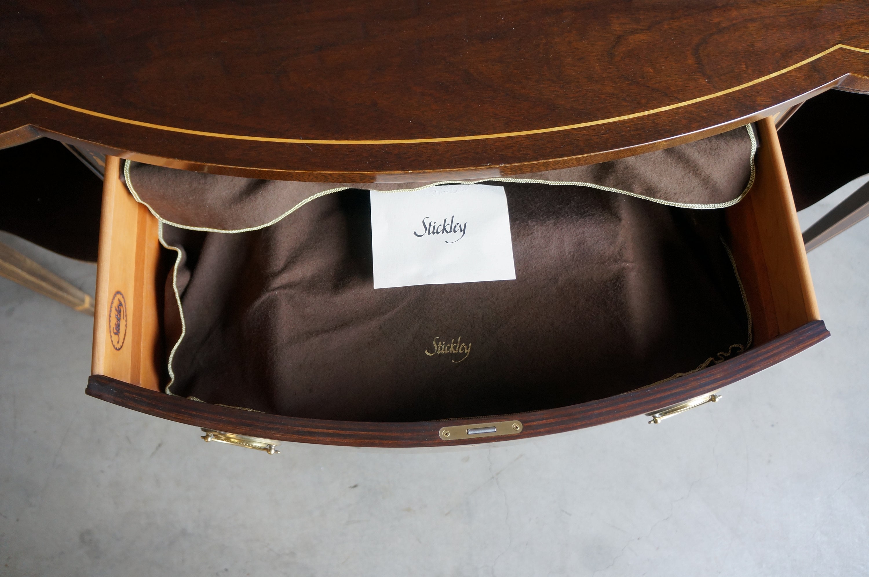 Sideboard Buffet Traditional Sideboard Federal Inlayed Mahogany ...